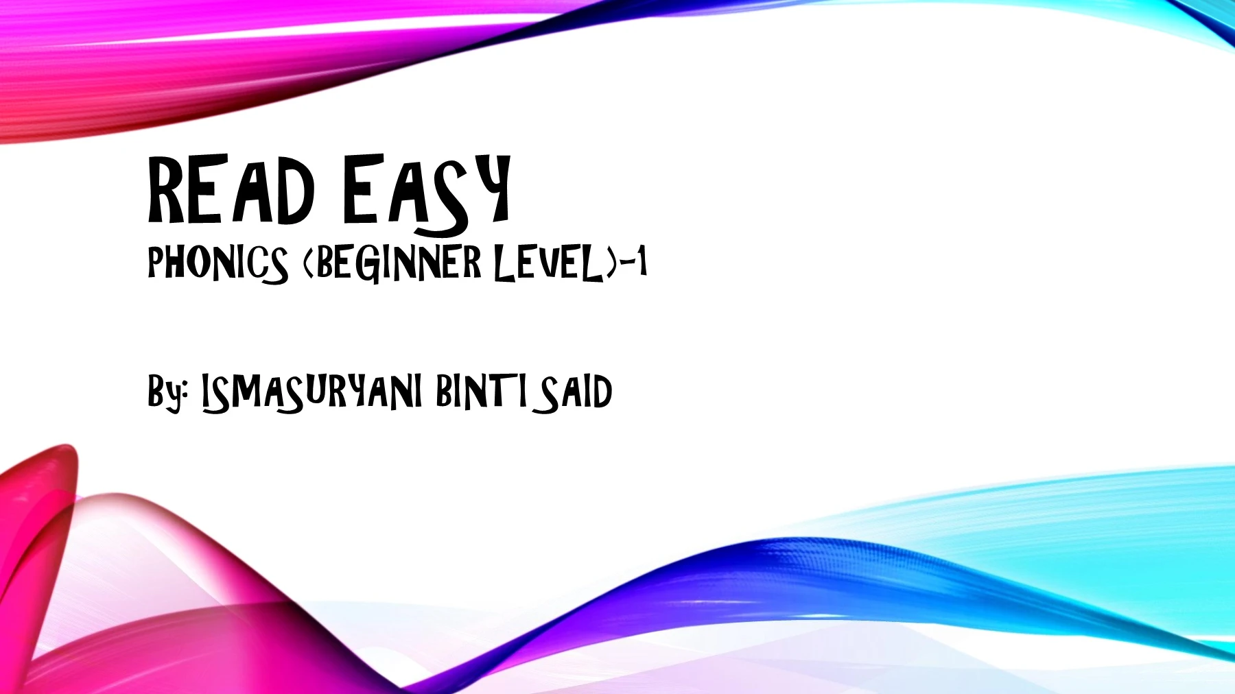 Read Easy - Book 1