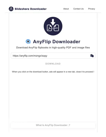 AnyFlip Downloader - Free PDF to Flipbook Download Online