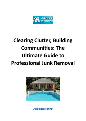 Clearing Clutter, Building Communities The Ultimate Guide to ...