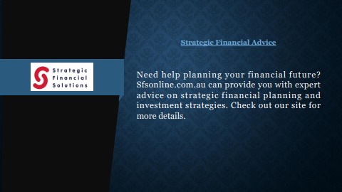 Strategic Financial Advice Sfsonline