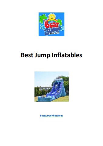 Best Jump Inflatables - Asad Nur Flip PDF | AnyFlip