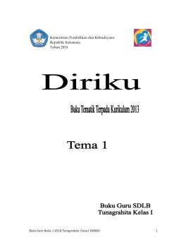 BUKU GURU Kl 1 TUNAGRAHITA TEMA 1 - pebry.siagian91 Flip PDF | AnyFlip