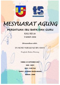 BUKU PROGRAM MESYUARAT PIBG SKTJJ2 KALI KE 26 - NORADILAH BINTI ABDULLAH Moe | Membalik PDF ...