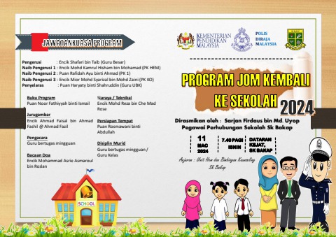 BUKU PROGRAM JOM KEMBALI KE SEKOLAH SK BAKAP 2024 - cikgutulip Flip PDF ...
