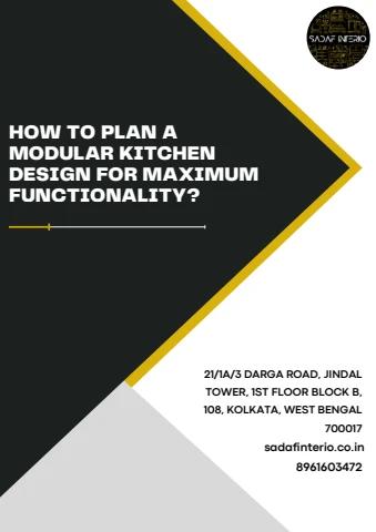 How to Plan a Modular Kitchen Design for Maximum Functionality