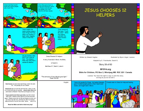 39_Jesus_Chooses_12_Helpers_English_Tract - PERPUSTAKAAN DIGITAL ...