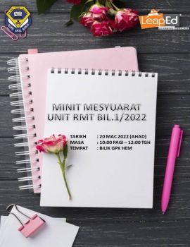 MINIT MESYUARAT RMT 2022 - naziemah88 Flip PDF | AnyFlip