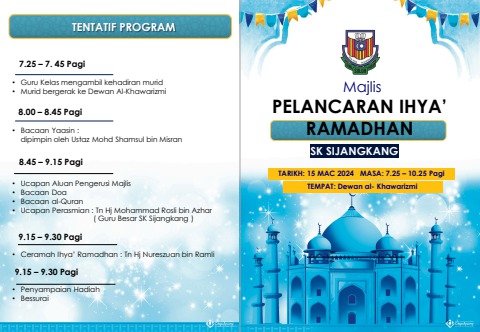 BUKU-PROGRAM-PELANCARAN IHYA RAMADHAN - norizanngarib Flip PDF | AnyFlip