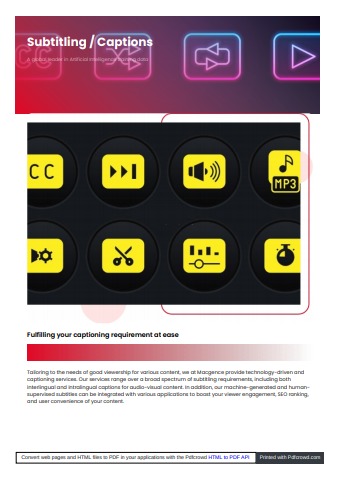Enhance Your Content Reach with Professional Subtitling Services | Macgence - Macgence Flip PDF ...