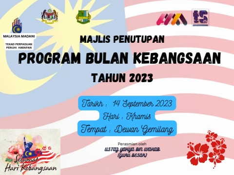 Majlis Penutupan Program Merdeka - NORIZAH BINTI IBRAHIM @ GHAZALI KPM ...