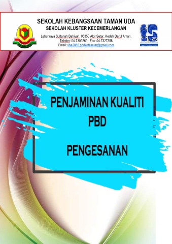 PENJAMINAN KUALITI PBD - PENGESANAN - g-74053655 Flip PDF | AnyFlip