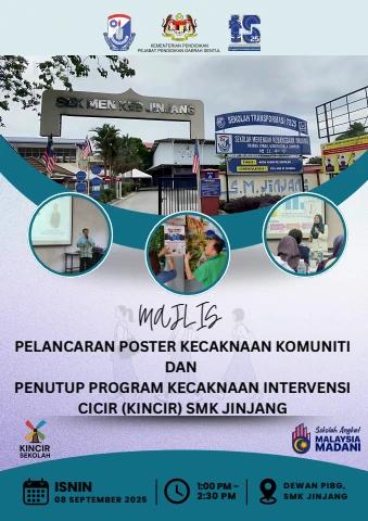 Buku Program Majlis Pelancaran Poster Kecaknaan Komuniti dan Penutup ...