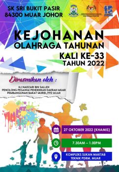 BUKU PROGRAM KEJOHANAN OLAHRAGA TAHUNAN KALI KE-33 TAHUN 2022 - g ...