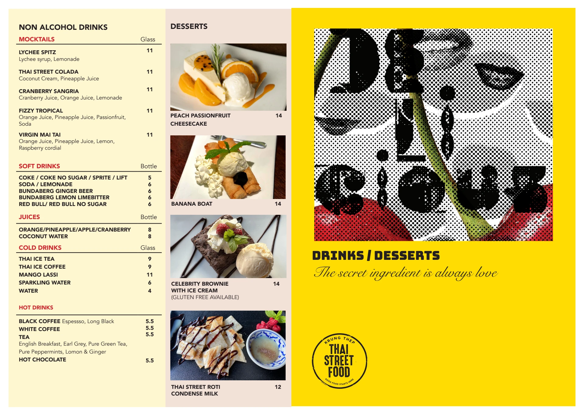 Drink menu V5