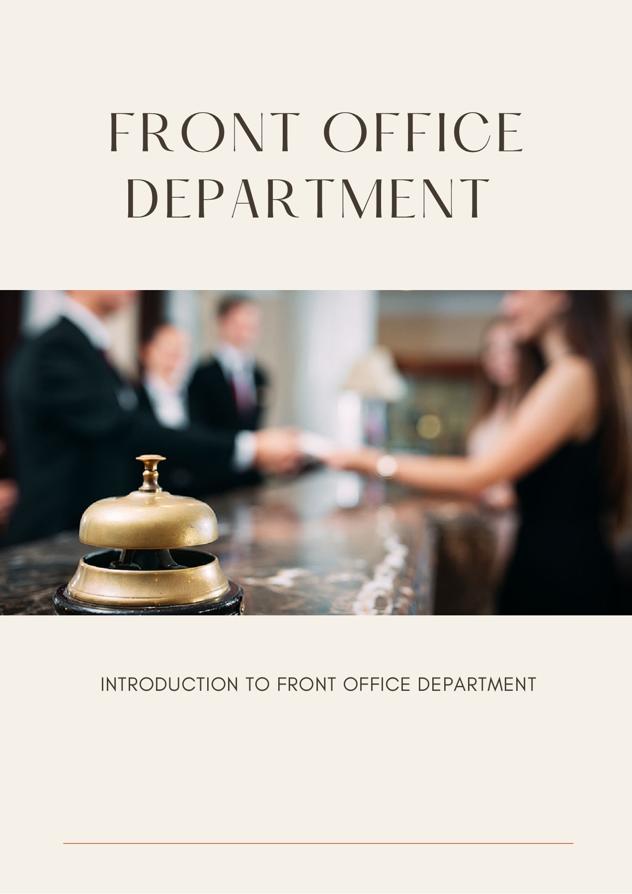 Front Office Department