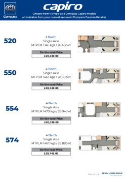 2023 Compass Capiro Caravan Range - Kendal Caravans Flip PDF | AnyFlip