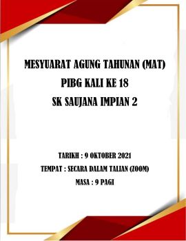 BUKU PROGRAM MAT PIBG - AMERLIZA BINTI ALI Moe | Membalik PDF Dalam talian | AnyFlip