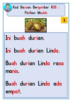 BM Kad Bacaan Bergambar K08 04 - Petikan mudah - g-09045065 Flip PDF | AnyFlip