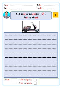 BM Kad Bacaan Bergambar K09 04 - Petikan mudah latihan - g-09045065 Flip PDF | AnyFlip