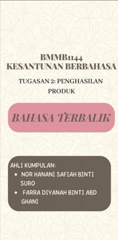 BAHASA TERBALIK