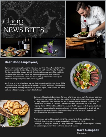 Chop News Bites - Summer 2024 - shavenhand Flip PDF | AnyFlip