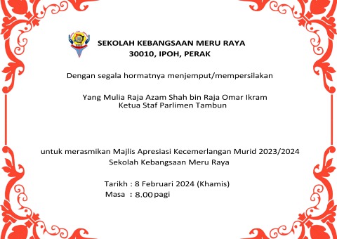 Kad Jemputan VIP HAKM 2023 (Ketua Staf Tambun) - g-ipgp19240176 Flip ...