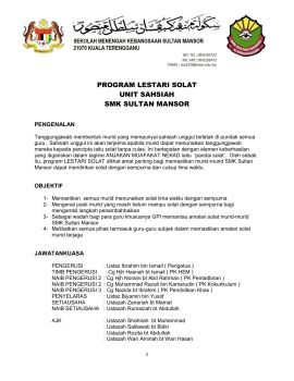 LESTARI SOLAT SMANSOR - RumaizahAbdullah Flip PDF | AnyFlip