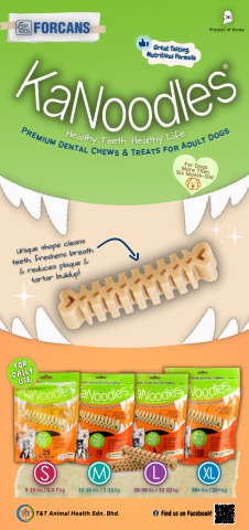 Forcans KaNoodles Premium Dental Chews & Treats - T&T Animal Health / T ...