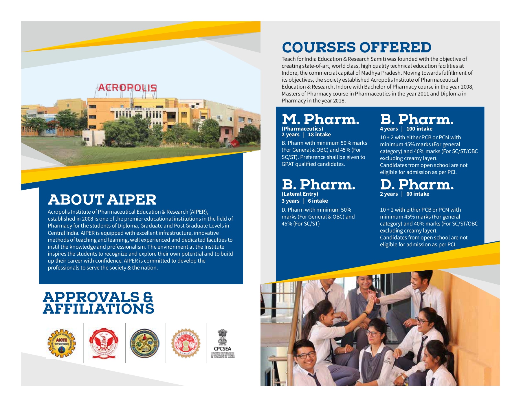 Acropolis College Logo Affiliation – Acropolis Institute Of