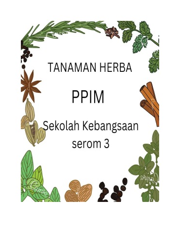 BUKU SKRAP DIGITAL - TANAMAN HERBA - hafiza2909skserom3 Flip PDF | AnyFlip