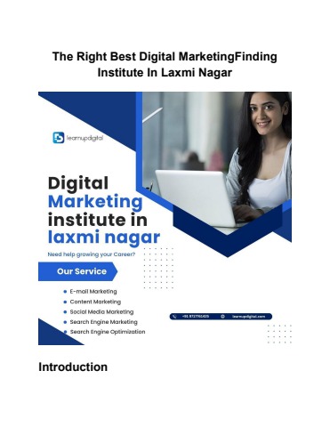 Get the Best Digital Marketing knowledge in Laxmi Nagar only at Learnupdigital - Kunal Singh ...