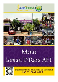 MENU LAMAN D'RASA AFT - amiruldanial430 Flip PDF | AnyFlip