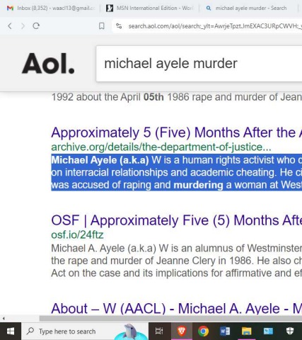 About the “Web” Unsolicited and Absurd Filtering of Michael Ayele (a.k ...