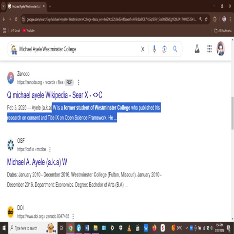 About the “Web” Continued Unwelcome and Indecent Filtering of Michael A ...