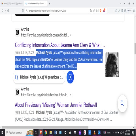 About the “Web” Unwelcome and Obscured Filtering of Michael A. Ayele (a ...
