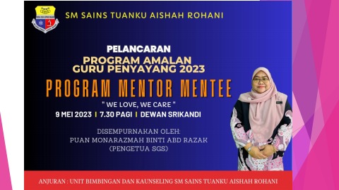 PELANCARAN MENTOR MENTEE SGS 2023 - sal.ubkusj4 Flip PDF | AnyFlip
