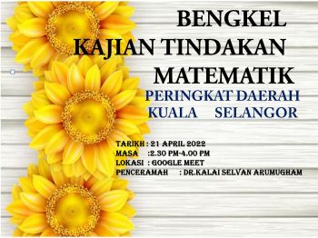 BUKU PROGRAM KAJIAN TINDAKAN MATEMATIK ANJURAN SJKT VAGEESAR BERSAMA ...