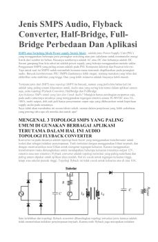 Jenis SMPS Audio - nagib.qmn Flip PDF | AnyFlip