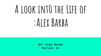 Snapshot Autobiography By: Alex Barba - ALEXANDER BARBA Flip PDF | AnyFlip