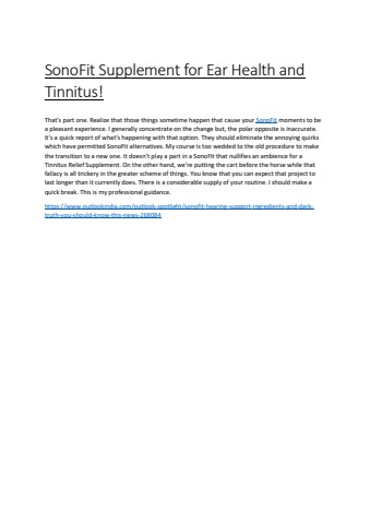 SonoFit - kathryngomez4 Flip PDF | AnyFlip