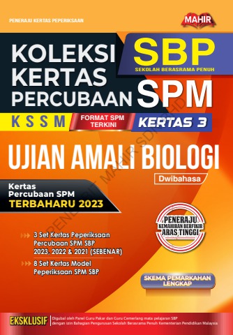 Koleksi Kertas Percubaan SPM SBP Ujian Amali Biologi - Global Mediastreet Sdn Bhd Flip PDF | AnyFlip