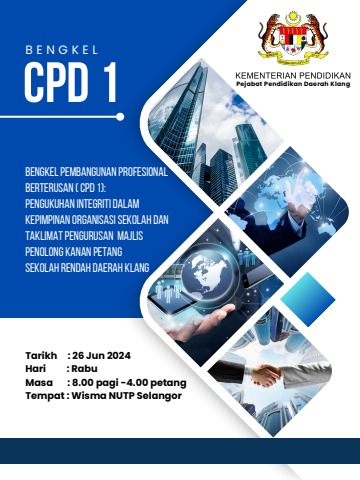 BUKU PROGRAM BENGKEL PEMBANGUNAN PROFESIOANL BERTERUSAN CPD1