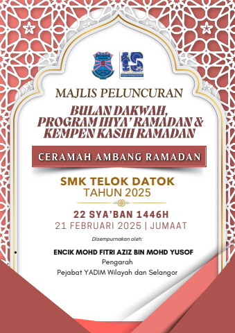 Buku Program Majlis Peluncuran Bulan Dakwah, Ihya Ramadan & kempen ...