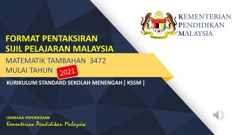 TAKLIMAT FORMAT ADDMATH UTK TING 4 - safiahibrahim73 | Membalik PDF ...