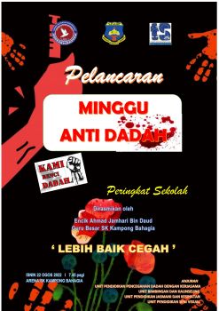 BROSUR MAJLIS PELANCARAN MINGGU ANTI DADAH 2022 - anida260275 Flip PDF | AnyFlip