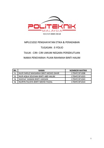 MPU21032 PENGHAYATAN ETIKA e-FOLIO[1][1] - hananiwafaa34 Flip PDF | AnyFlip