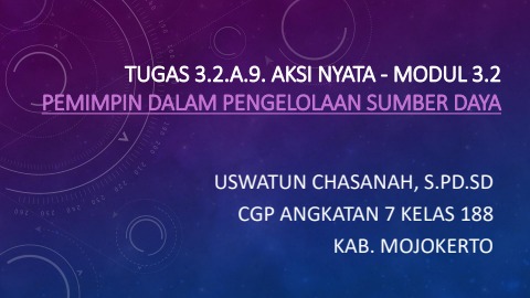 Tugas 3.2.a.9. Aksi Nyata Modul 3.2 - uch2609 Flip PDF | AnyFlip