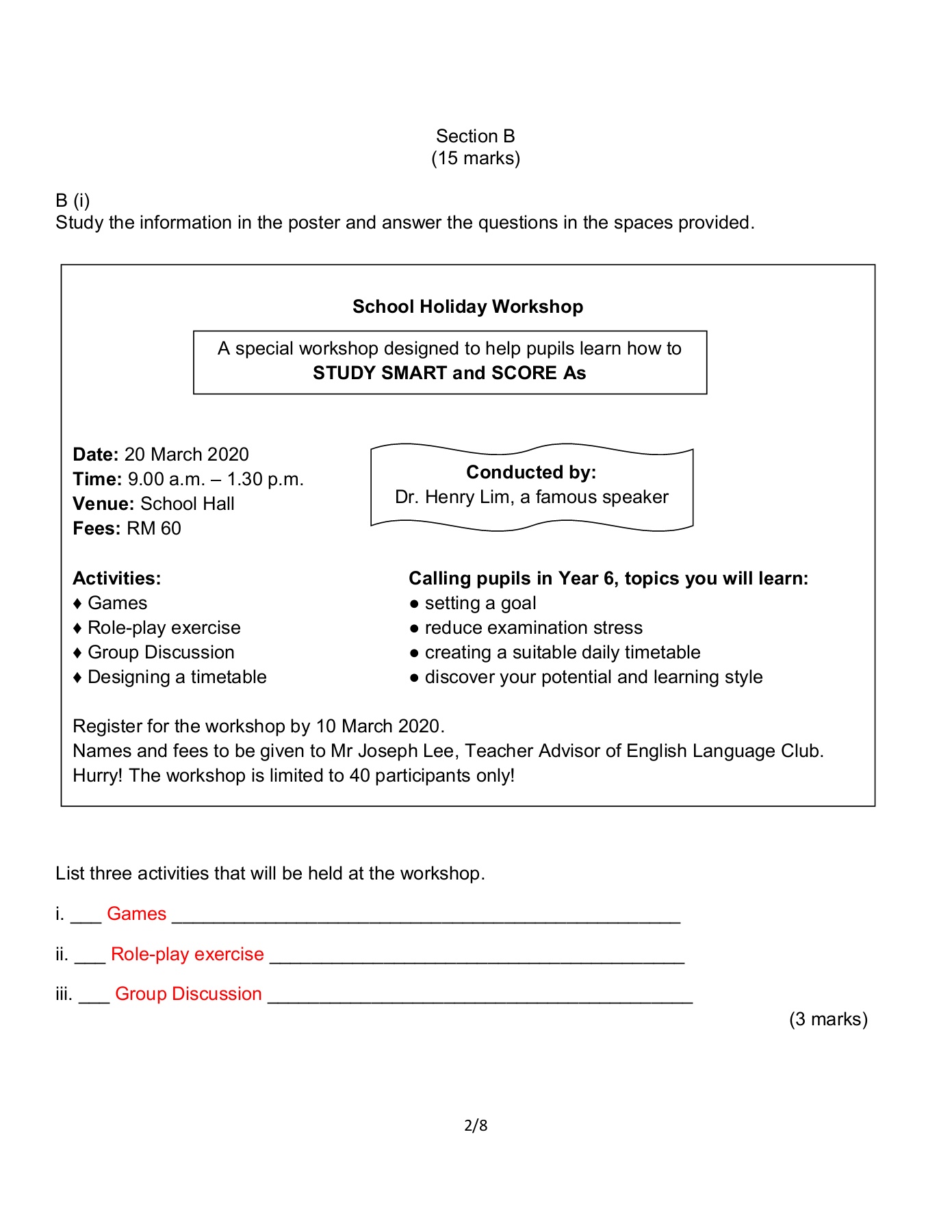 Year 6 English Tpies English Knowledge Organisers Years 1 To 6