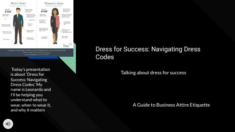 Dress for Success: Navigating Dress Codes - Leonardo Hervert Gonzales ...