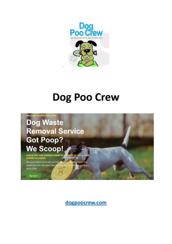 Dog Poo Crew - dogpoocrew263 Flip PDF | AnyFlip